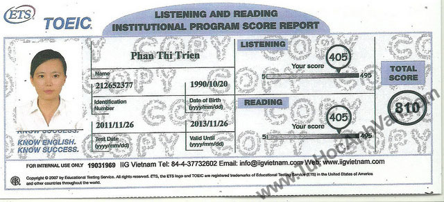 Hãy Giữ Lửa Khi Học TOEIC - Phan Thị Triển - TOEIC 810 Điểm - Anh ngữ TÔI TỰ HỌC