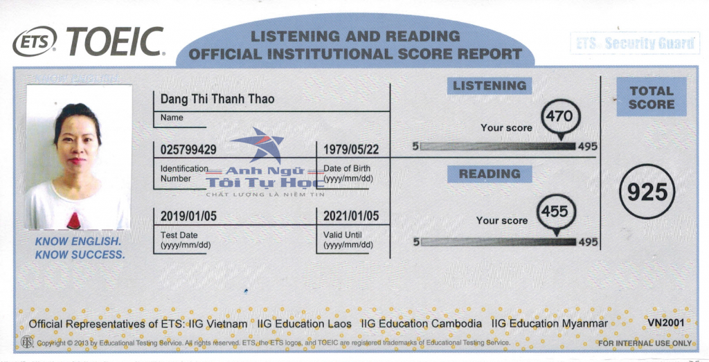 TIẾNG ANH DOANH NGHIỆP TẠI BIDV - CHÚC MỪNG ANH/CHỊ TOEIC 700+ 800+ 900+ - Anh ngữ TÔI TỰ HỌC