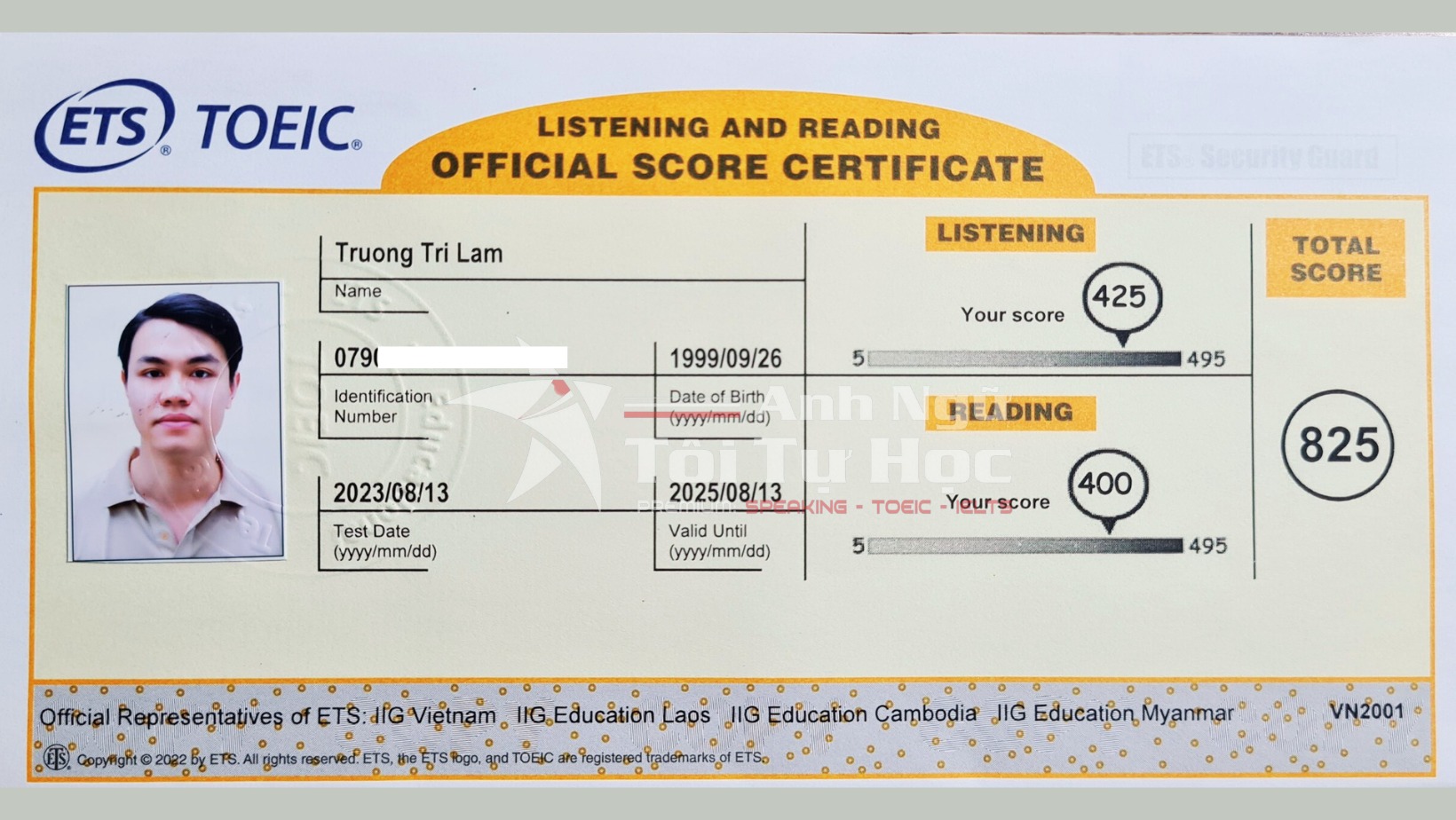 BÙNG NỔ HỌC VIÊN TRÍ LÂM - LỚP TOEIC 550+ THI LẤY LUÔN 825/990 chỉ sau 2 khóa học! - Anh ngữ TÔI ...